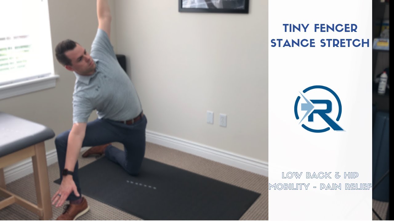 Tiny Fencer Stance Stretch For Hip Mobility & Low Back Pain - Utah ...
