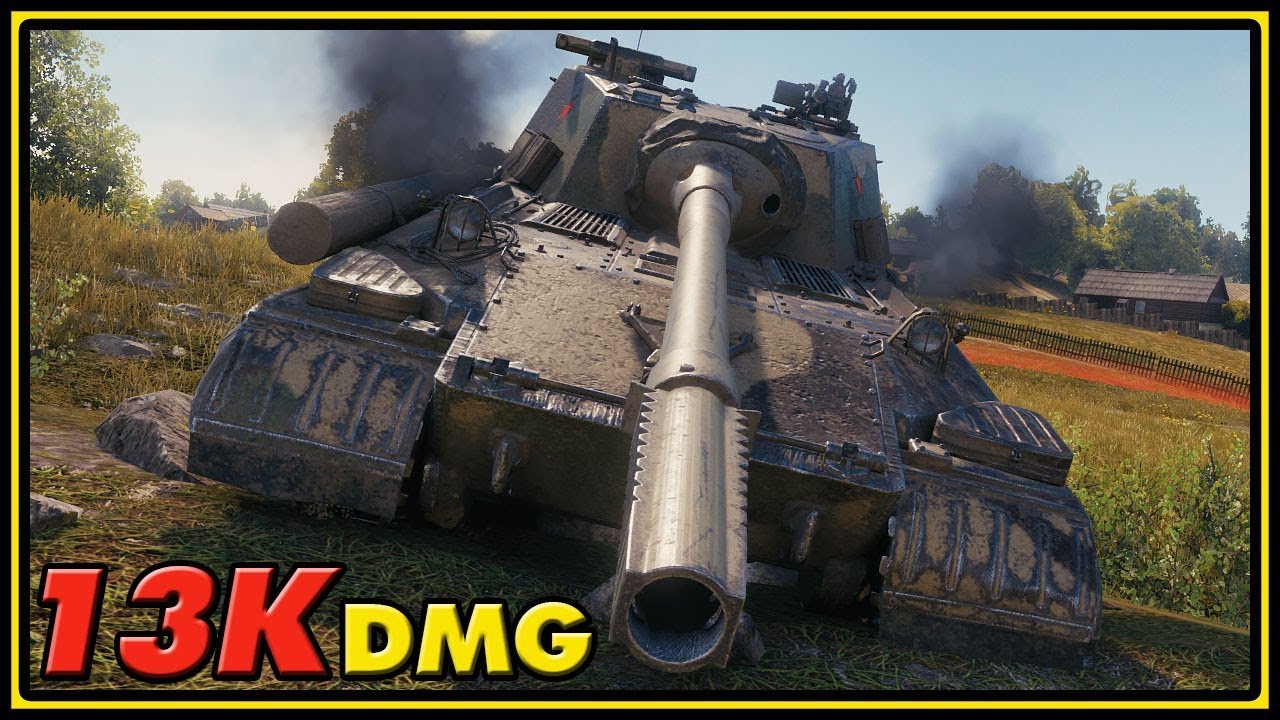 Object 268 Version 4 - 13K Damage - World of Tanks 1.0 Gameplay - YouTube