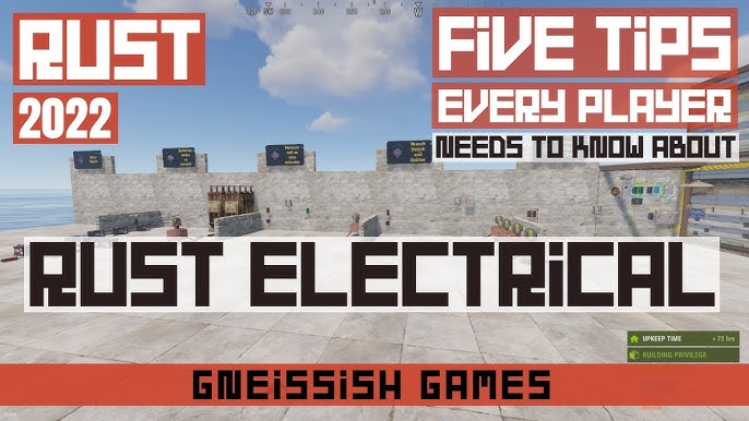 RUST Electricity Tutorial Battery Backup Minimum HOURS Of RUST Electricity Tutorial Battery Backup Minimum HOURS Of