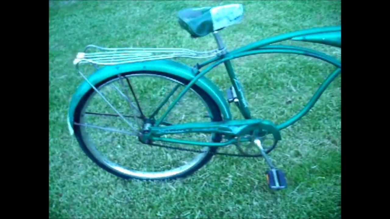 1960's Green Schwinn Streamliner Bicycle - YouTube