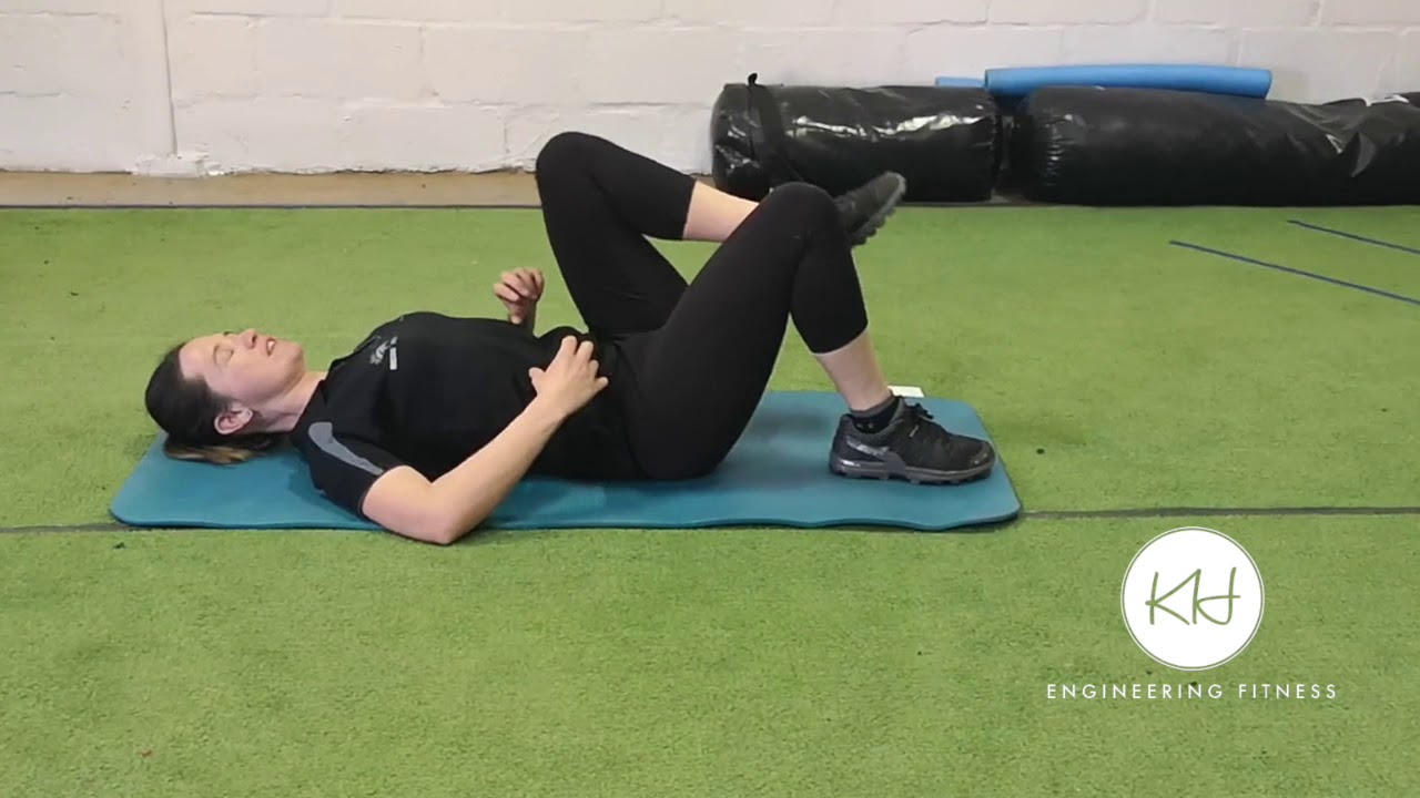 CORE - KNEE LIFT | EXERCISE - YouTube