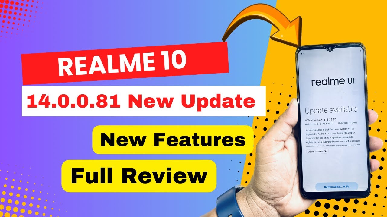 Realme 10 May 2024 New Stable Update | Realme 10 Android 14 New Update ...