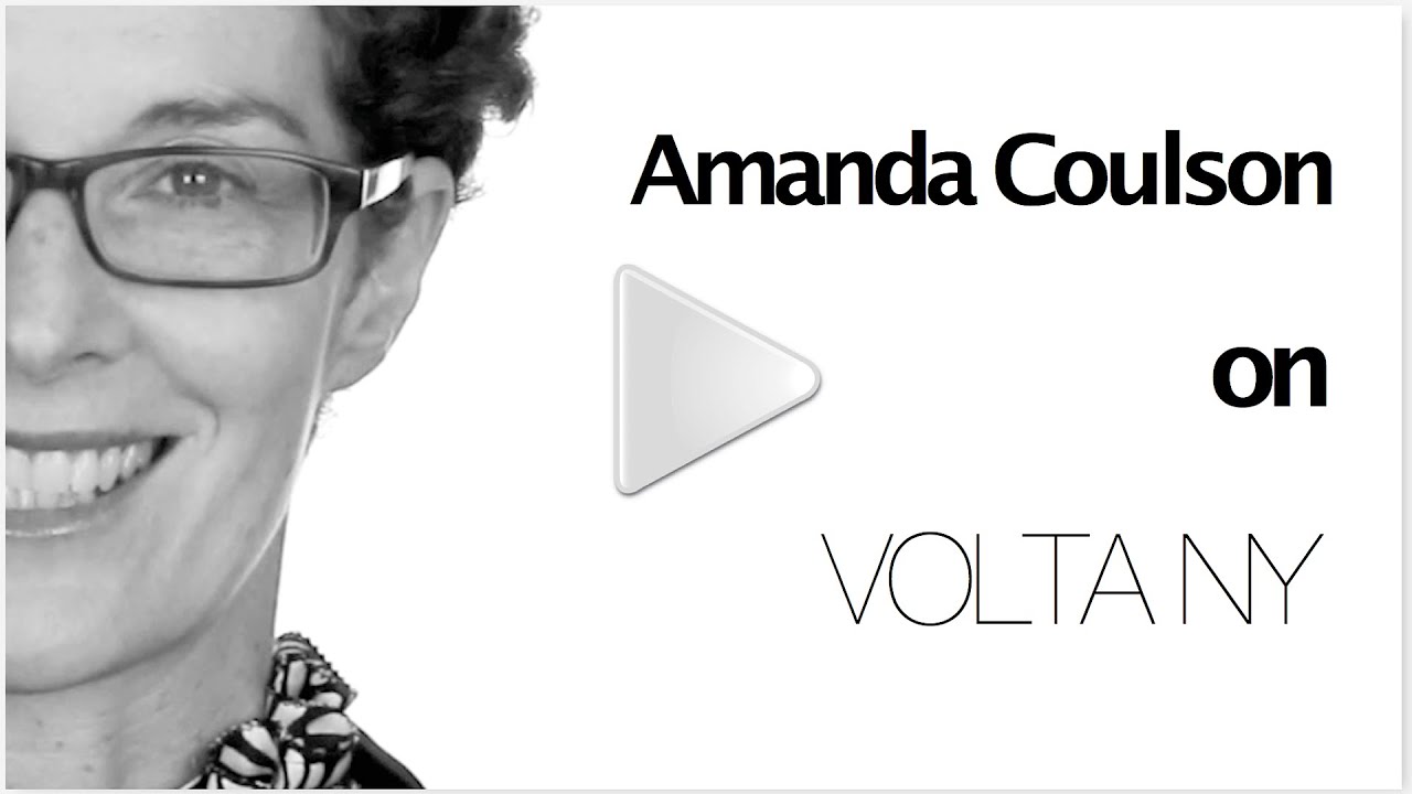 Amanda Coulson on VOLTA NY 2015 - YouTube