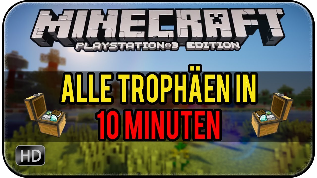 Minecraft PS3 Edition - All Trophys/Alle Trophäen [Trophy World 2.0 ...