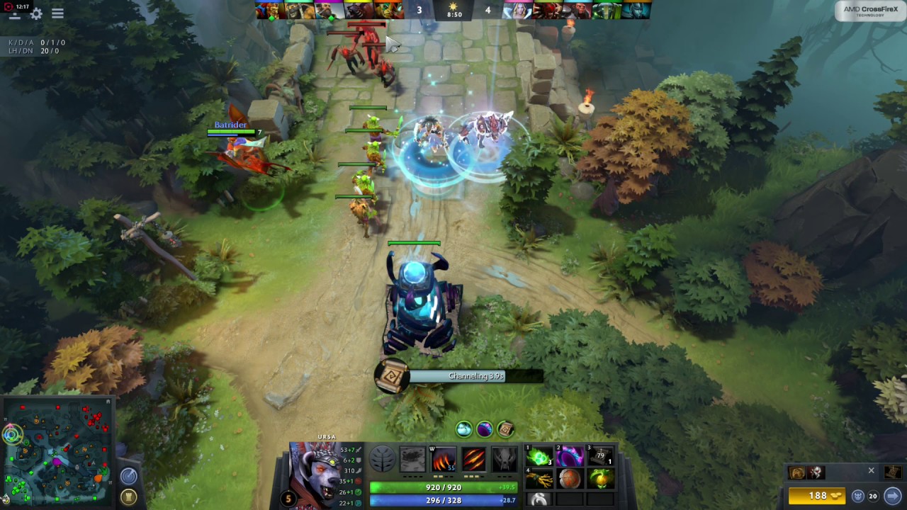 Dota 2 Ursa Game Play - YouTube