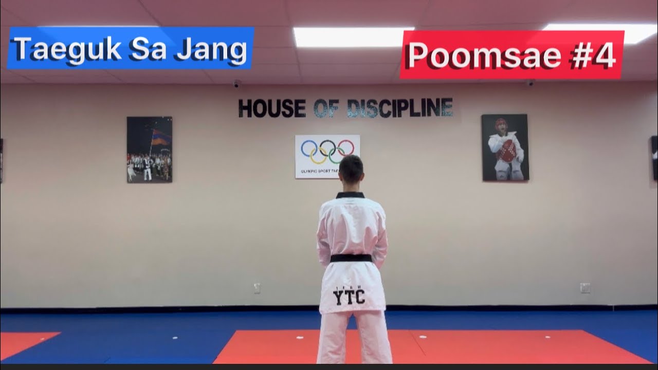 Taeguk Sa Jang - Poomsae #4 - YouTube