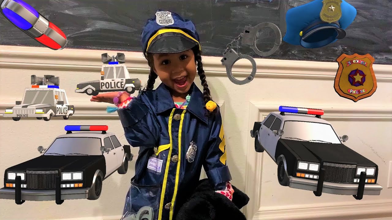 Learn about Police Officers | Pretend Play Kid Cop | Educational Videos ...