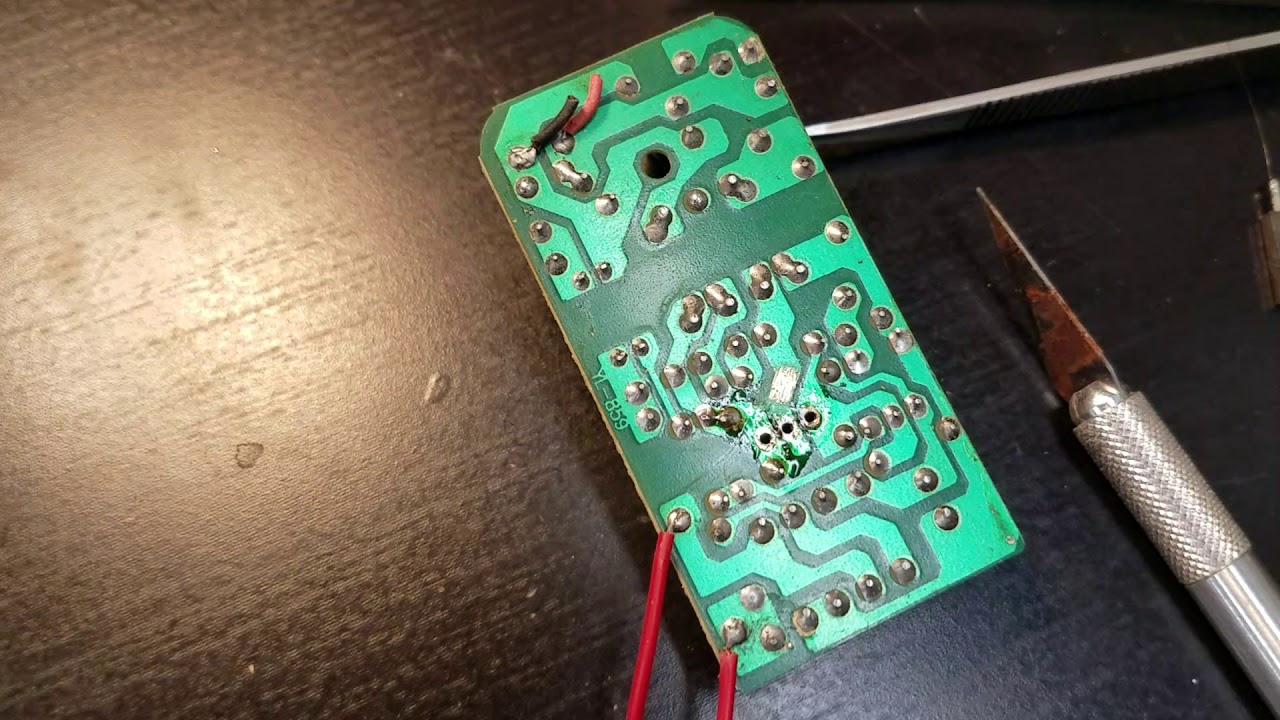 Soldering tips - how to work with a pulled pad with through hole parts ...