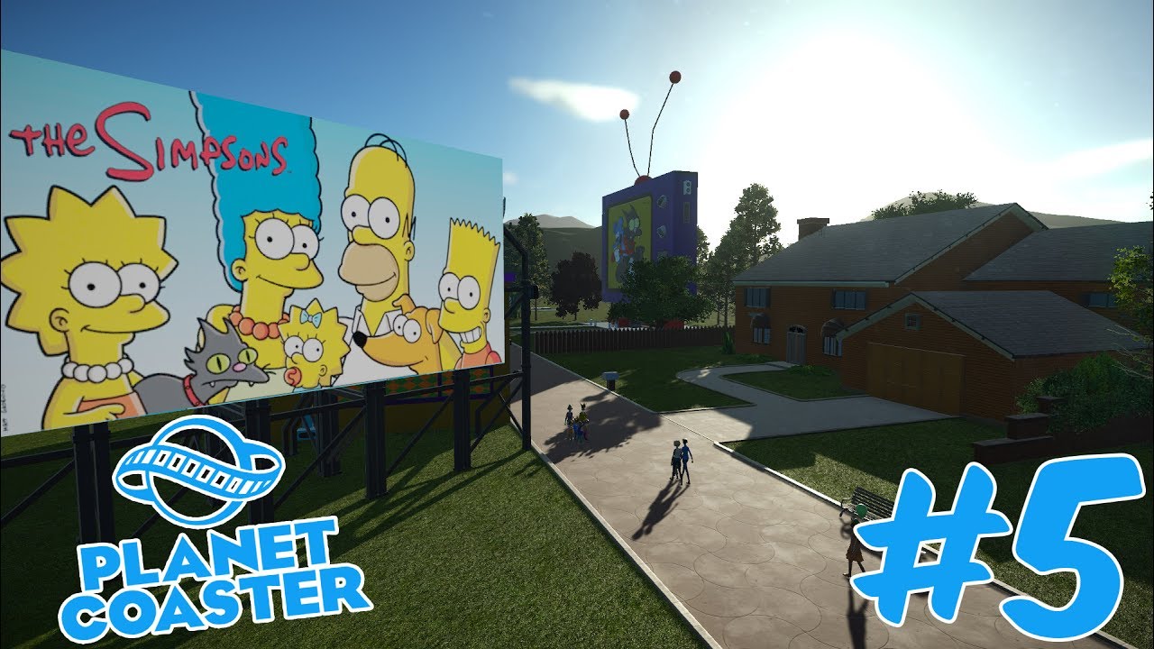 PLANET COASTER #5 | LOS SIMPSON! | GAMEPLAY ESPAÑOL - YouTube