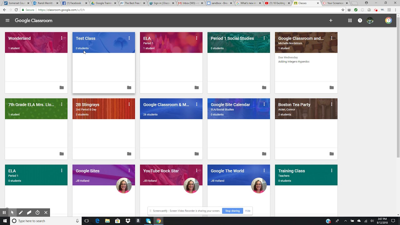 Two Ways to Rearrange Classes in the New Google Classroom - YouTube