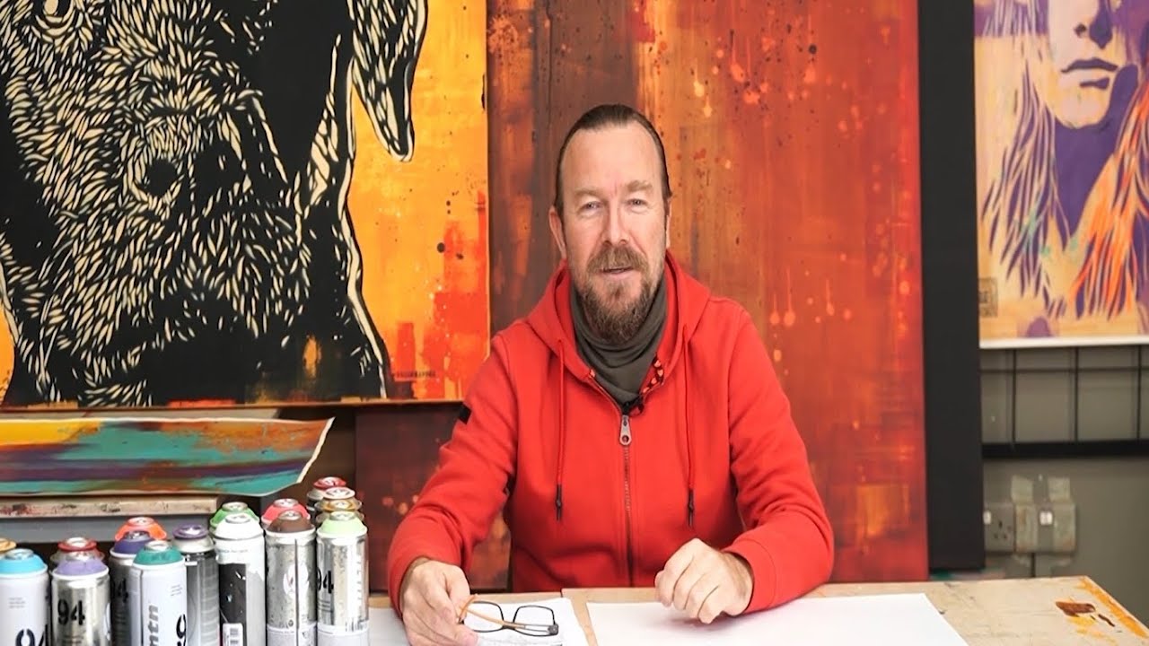 Stencil Graffiti - DOÇ. ERDOĞAN ERGÜN - YouTube