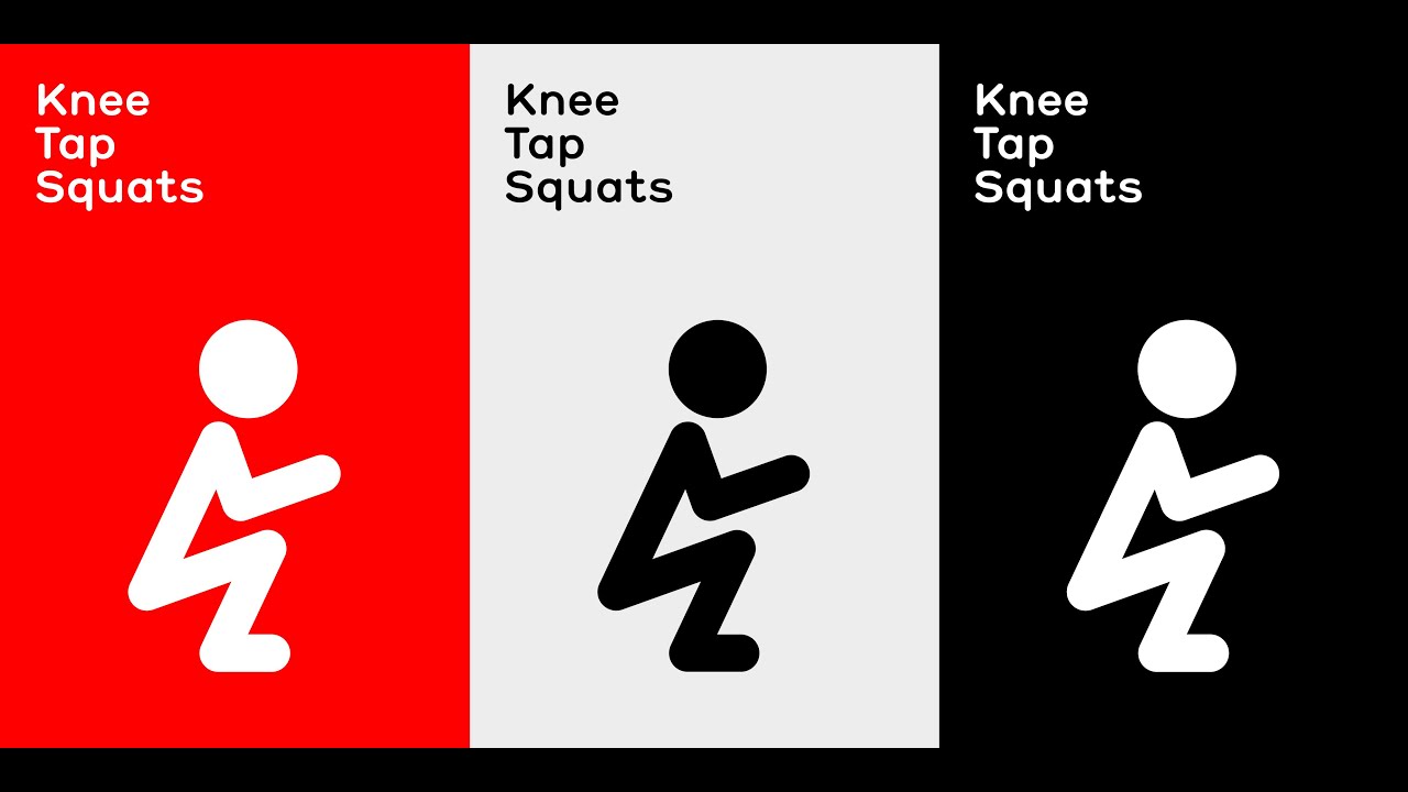 Knee Tap Squats - YouTube