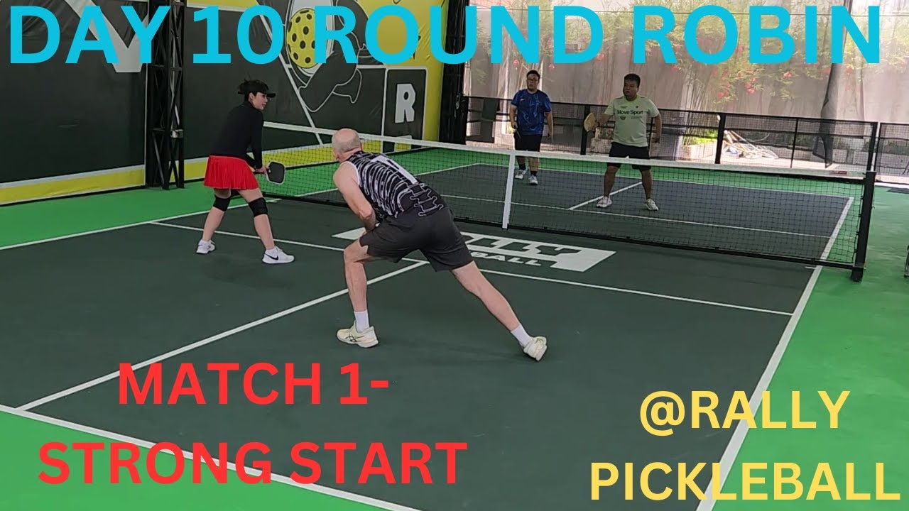 Round Robin tourney 2-2.5 DUPR. Hoping for a first up tourney win ...