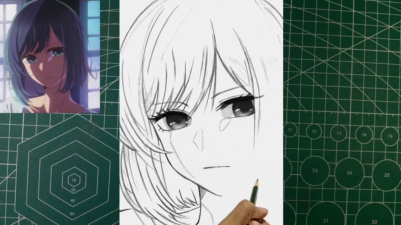 How to draw AKANE KUROKAWA from OSHI NO KO 推しの子 Step-by-step - YouTube