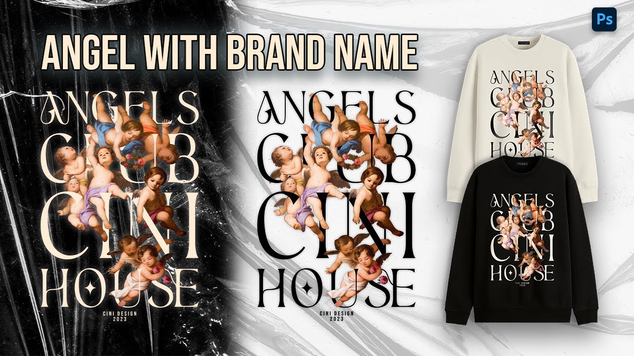 T-Shirt: Angels with Brand Name | Streetwear Speed Design 2023 - YouTube
