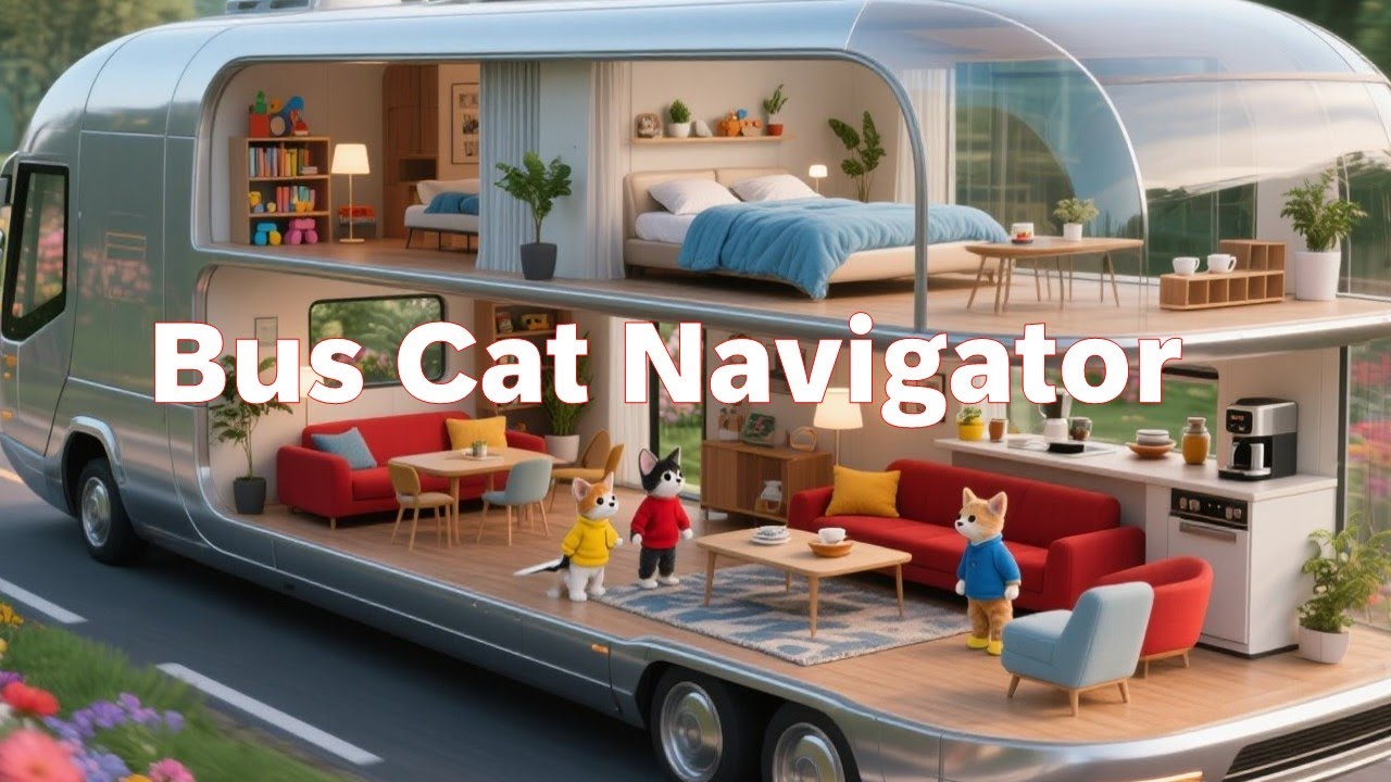 Bus Cat Navigator - YouTube