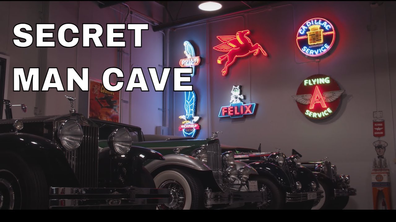 Hidden Pasadena Car Collection Tour | Car Man Cave - YouTube