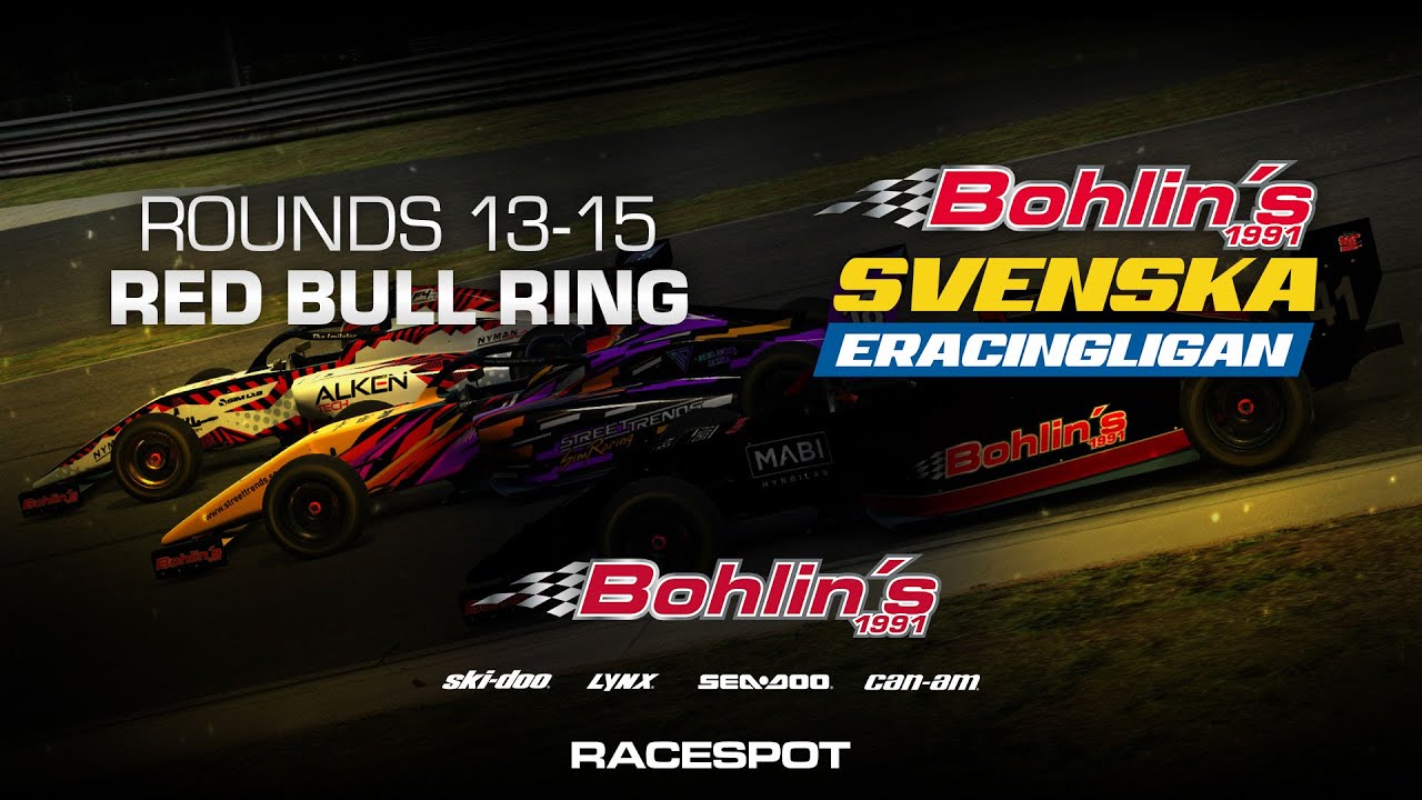 Bohlin's Svenska Eracingligan on iRacing - Rounds 13-15 at Red Bull ...