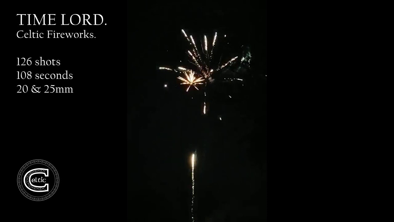 Time Lord Firework From Celtic Fireworks - YouTube