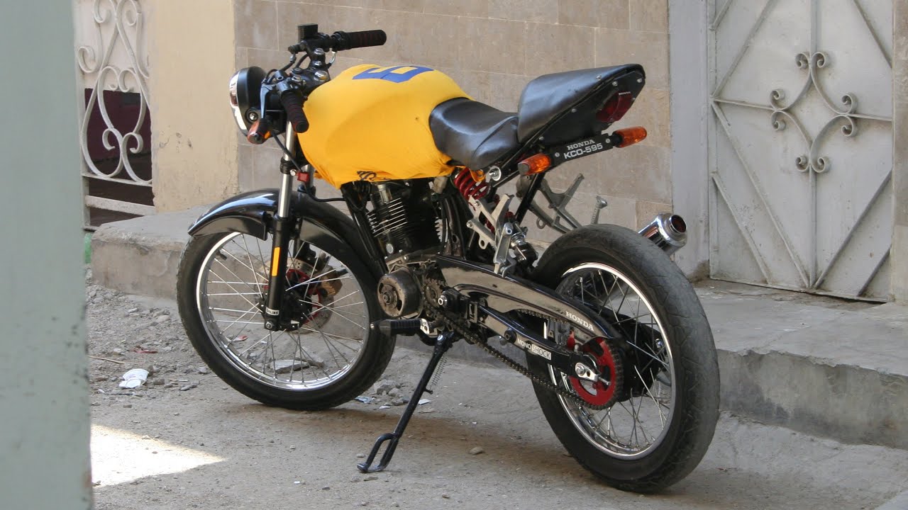 Honda CG 125 1984 - Extremely Modified Complete Project - YouTube