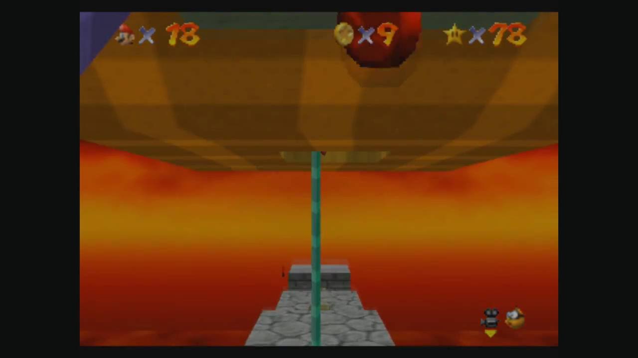 SM64 | The Pole Glitch (Front View Of Upwarp) - YouTube