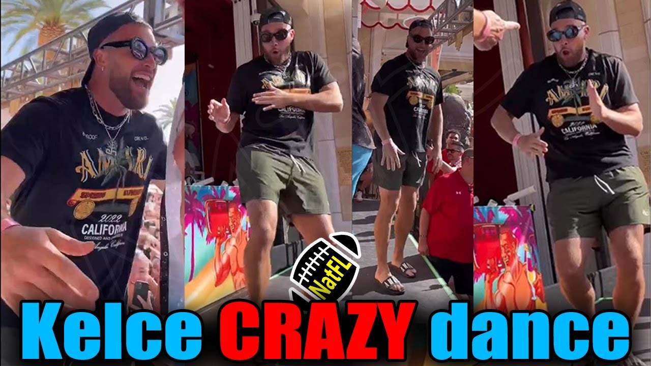 OMG! Travis Kelce's crazy DANCE celebrates the Kansas City Chiefs ...