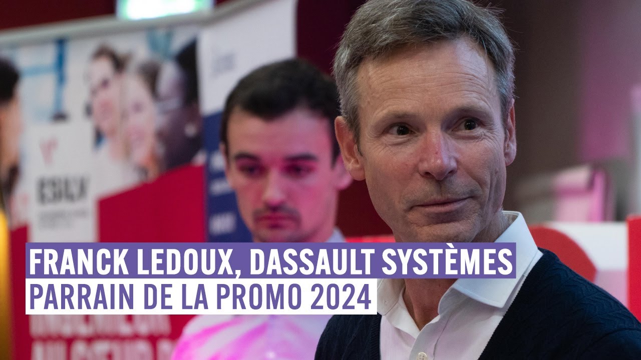 Franck Ledoux, Dassault Systèmes, parrain de la promo 2024 • EMLV ...