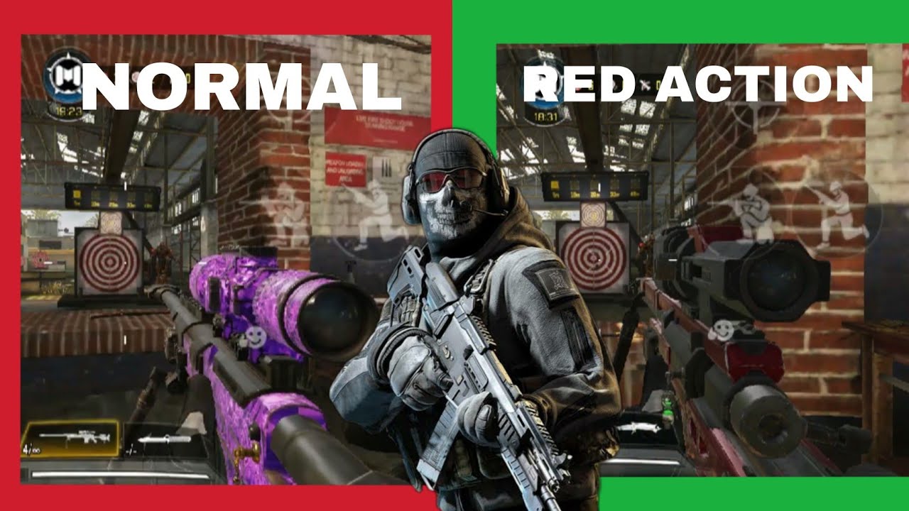 NORMAL DLQ VS. DLQ33 RED ACTION| SCOPE IN COMPARISON (CODM 2021) - YouTube