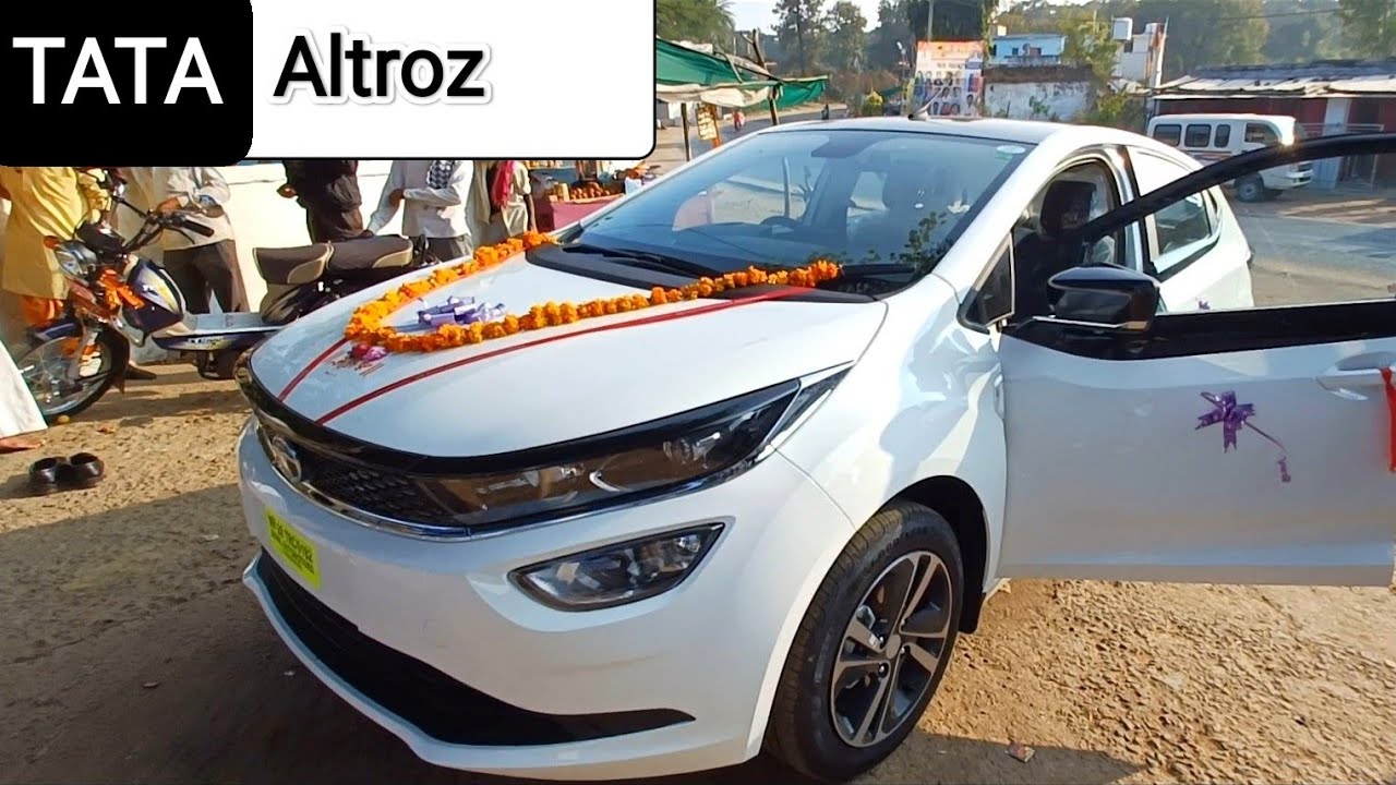 tata altroz 2023 delivery in white color full review - YouTube