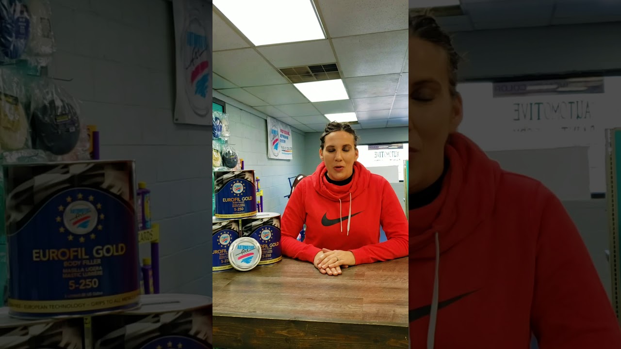 Automotive Art 5-250 Eurofil Gold Body filler - YouTube