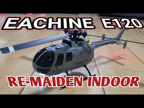 Eachine E120 indoor Re-maiden - YouTube