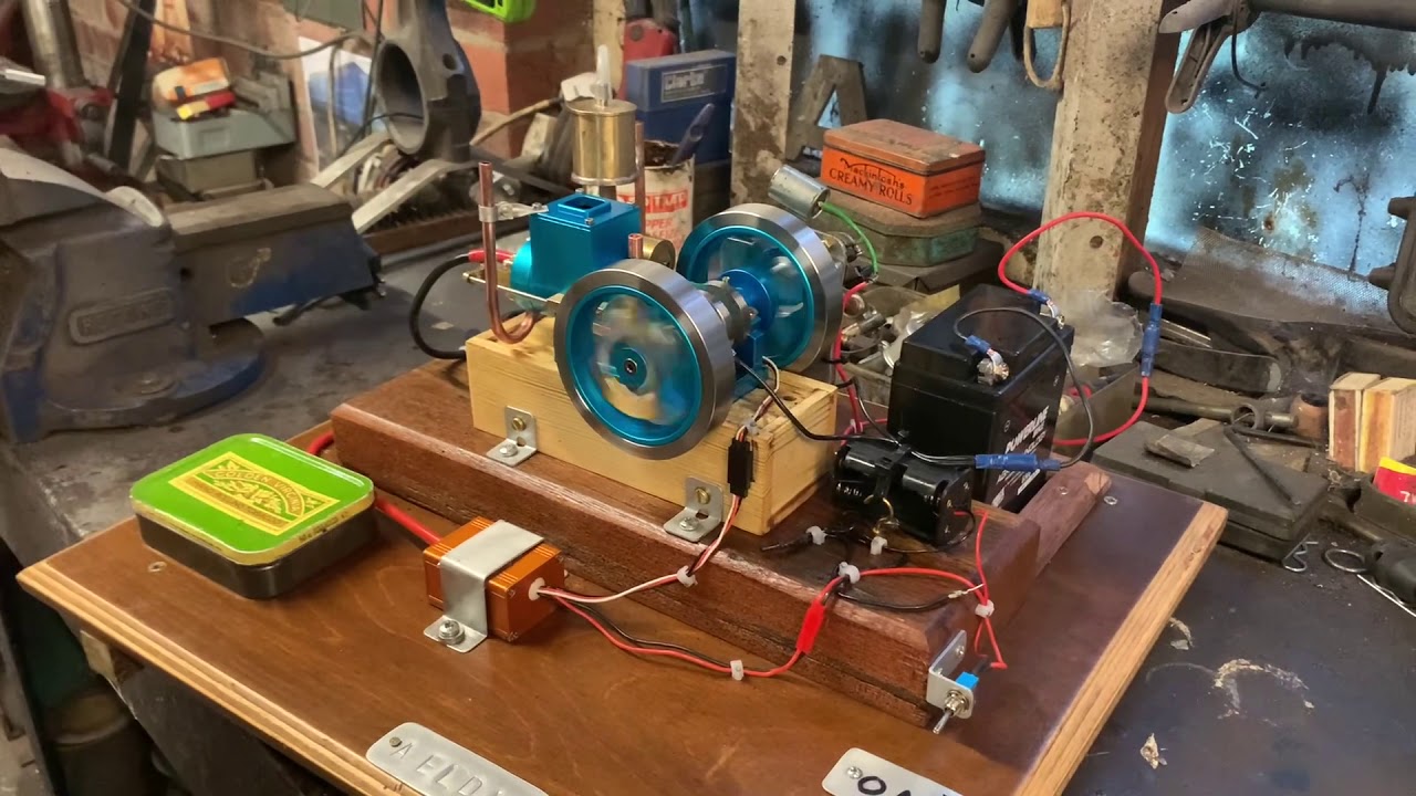 Eachine Hit and Miss Engine on Points and Coil - YouTube