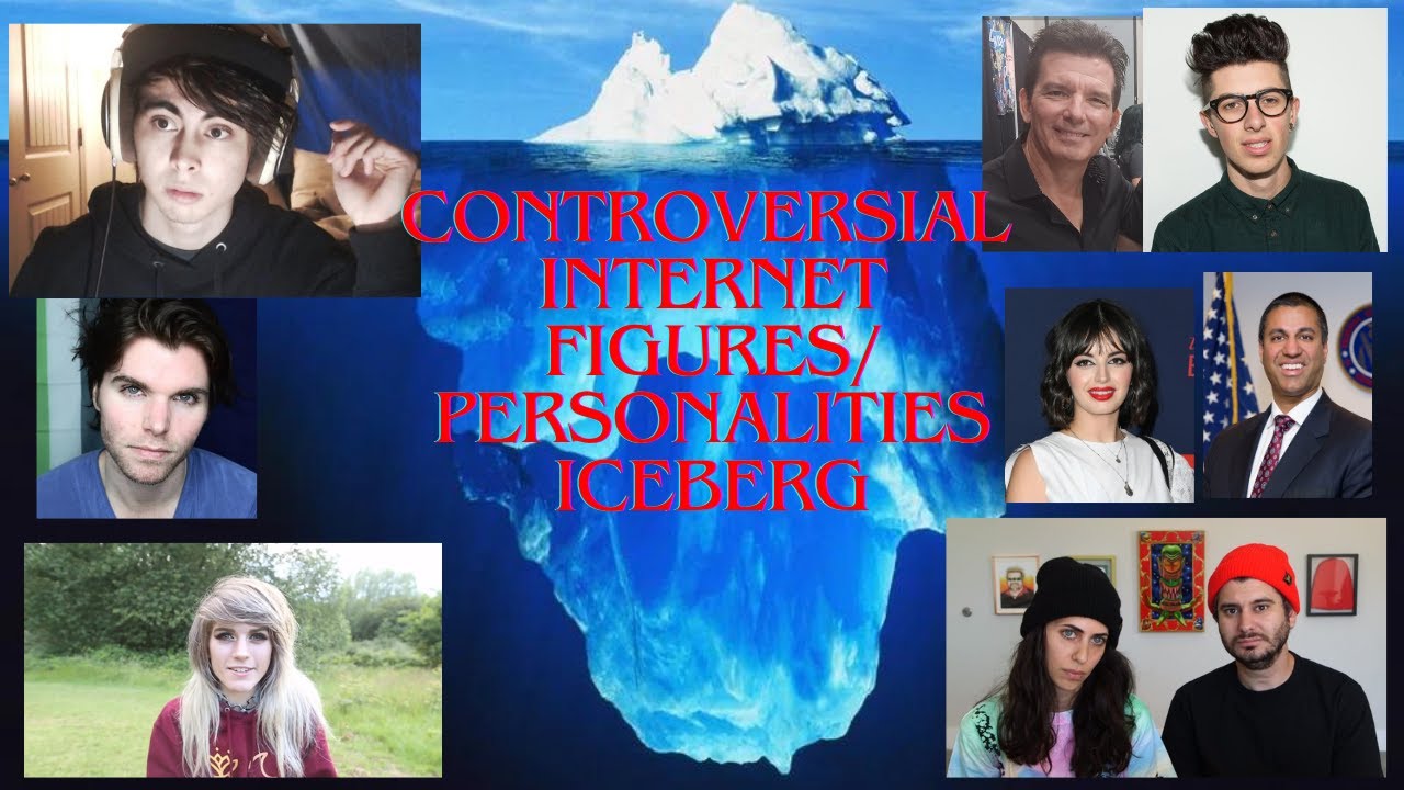 Controversial Internet Figures/Personalities Iceberg | Layer 2 - YouTube