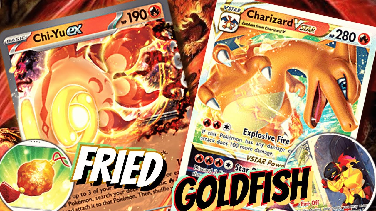 Chi-Yu ex Deck. 🐟🥠 Fortune Blaze! W/ Charizard VSTAR, Armarouge & Magma ...