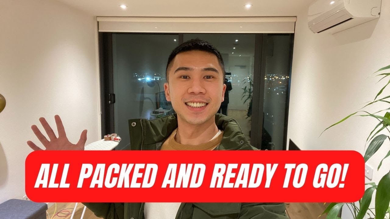 All packed and ready to go | Becoming a digital nomad | Leaving Australia behind - YouTube