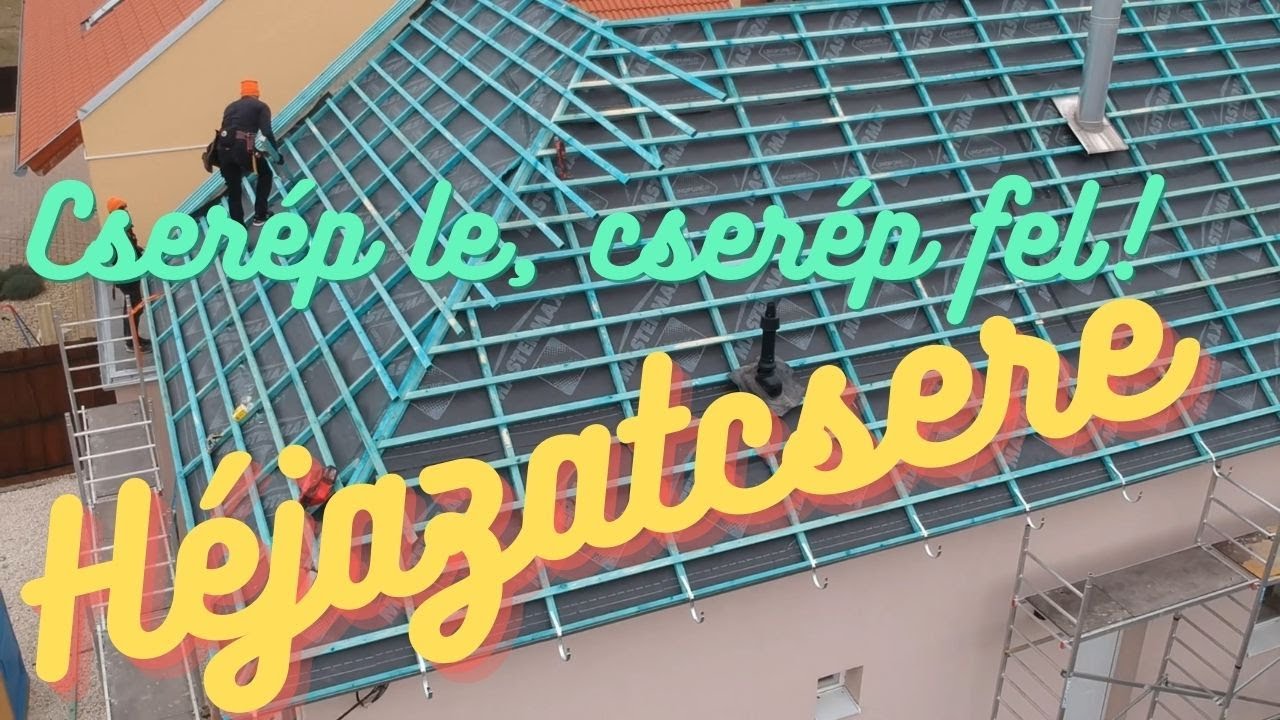 Cserép le, cserép vissza - Héjazatcsere - YouTube