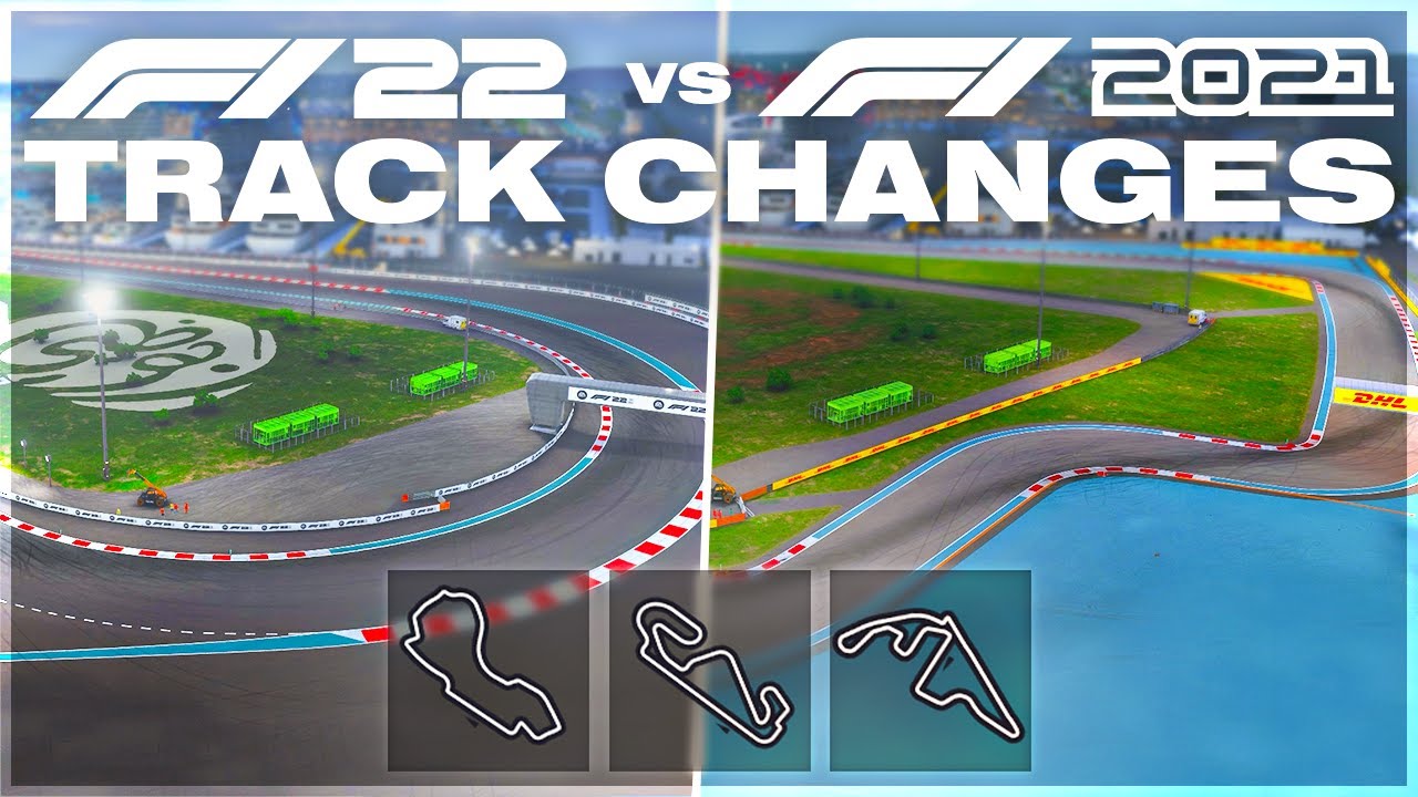 NEW F1 22 TRACK CHANGES! Abu Dhabi, Australia & Spain! (F1 22 Game ...