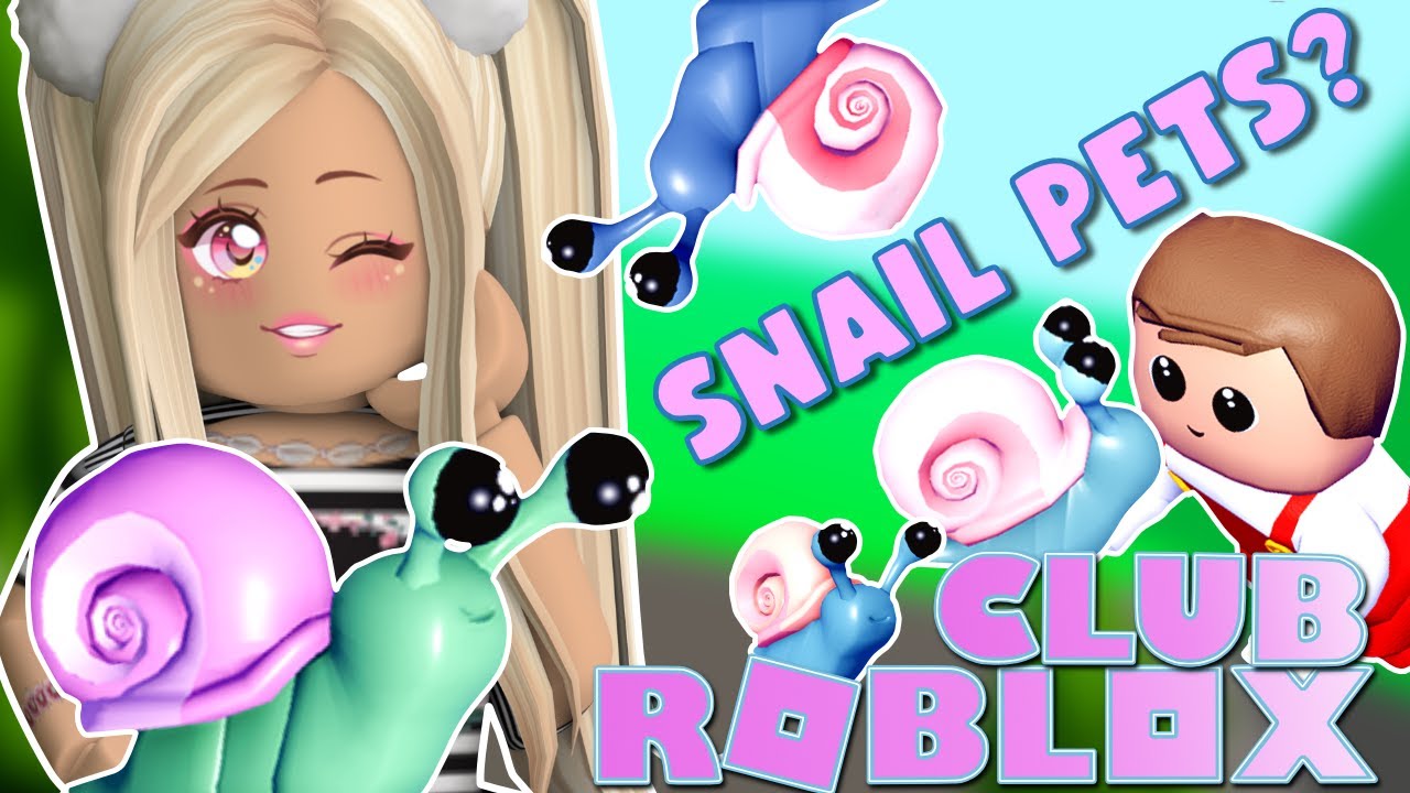 🐌 SNAIL PETS??? 🐌 Meet the Most UNIQUE Pet EVER on ROBLOX! 🐌 Roblox ...