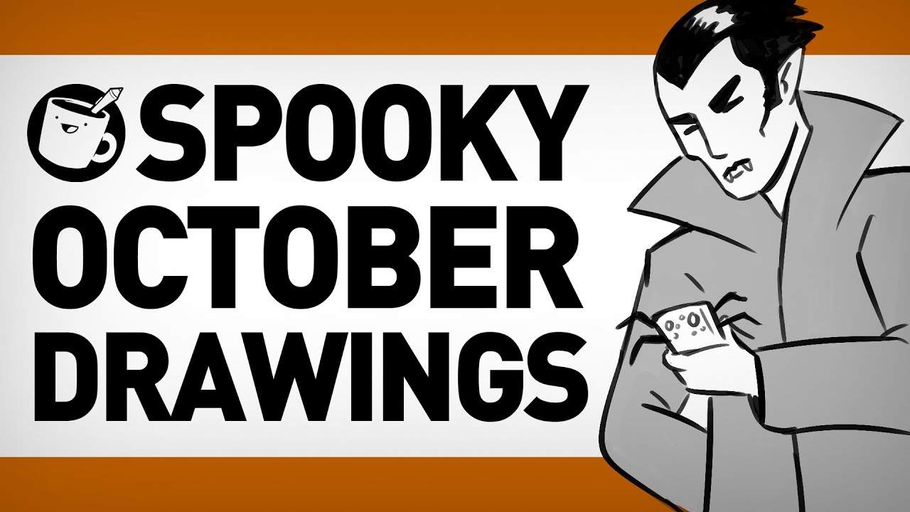 Spooky October Drawings - YouTube