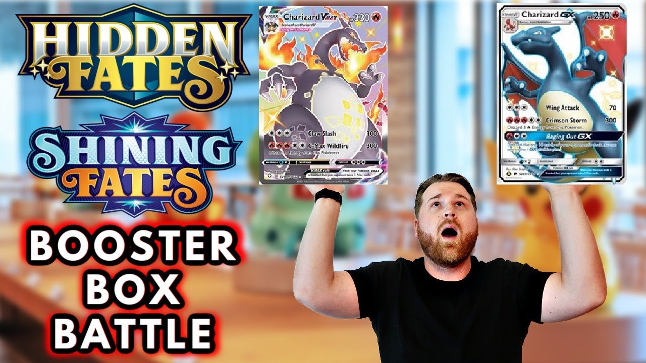 Hidden Fates vs Shining Fates Booster Box Battle - 72 Packs! - YouTube