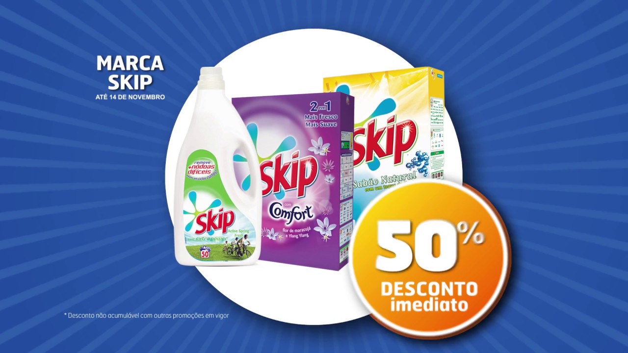 50% Desconto Imediato na Marca Skip / E.Leclerc Portugal - YouTube