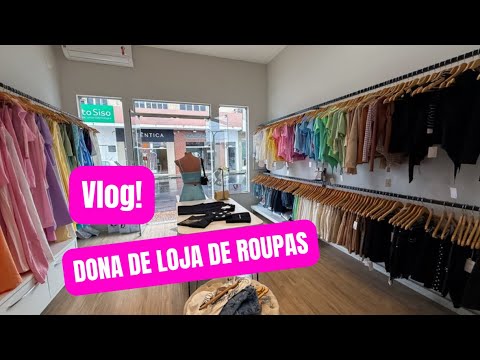 Vlog da minha rotina sendo dona de loja de roupas | As vendas caíram 😭