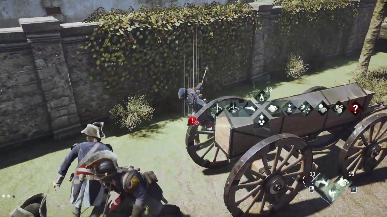 Assassin's Creed Unity combat vs 15 police level 4 and 5 stars (blue ...