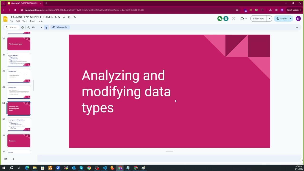 Piaic Panaverse Q1 Batch 58 Islamabad Revision Class 3 Session 02 Data Types If