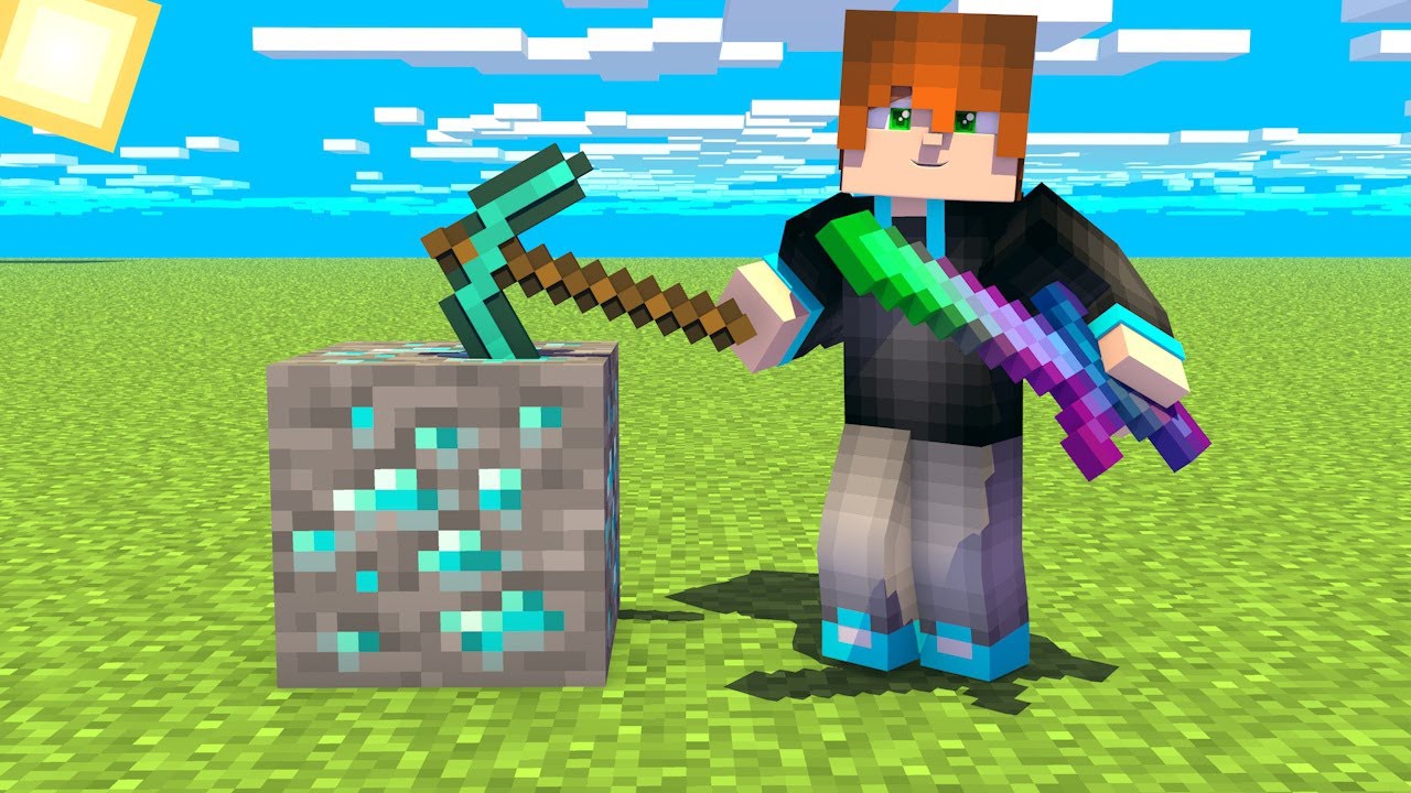PASO MINECRAFT pero los ORES están OP😱😎!! - YouTube