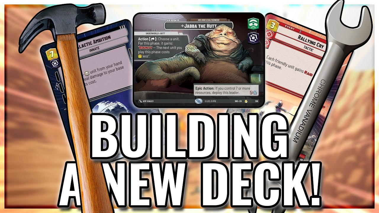 How To Build A BRAND NEW Deck?! | Star Wars Unlimited Deck Building Guide - YouTube