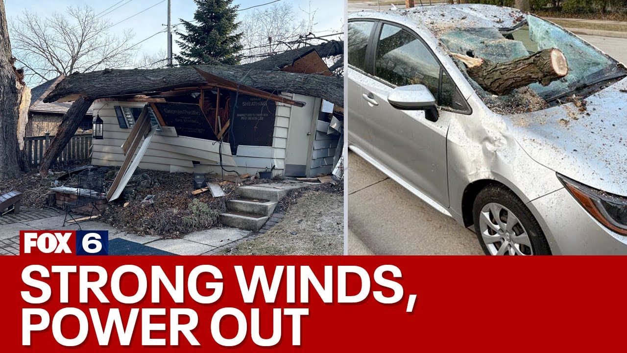 Strong winds knock out power in southeast Wisconsin | FOX6 News ...