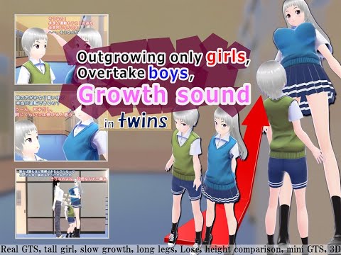 Outgrowing only girls, Overtake boys, Growth sound in twins(preview)