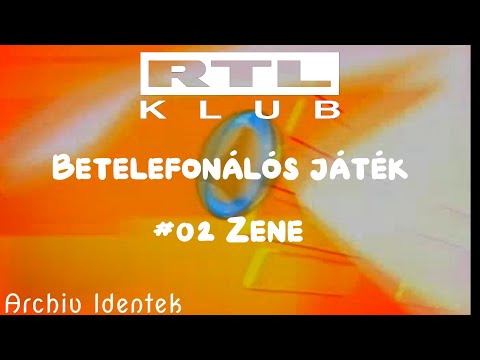 RTL KLUB - BETELEFONÁLÓ JÁTÉK (EGYIK) ALÁFESTŐ ZENÉJE