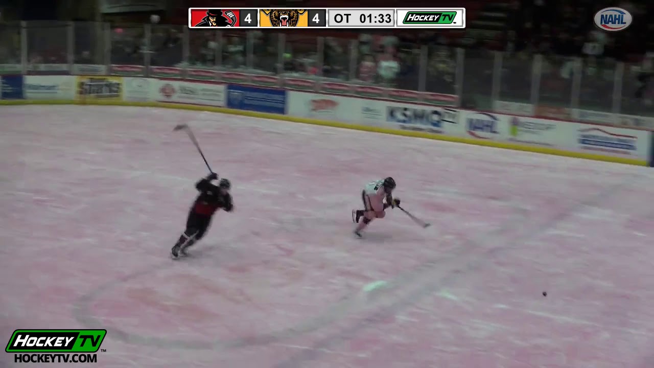 Dante Sheriff - Breakaway OT Winner on Paint the Rink Pink 2019 - YouTube